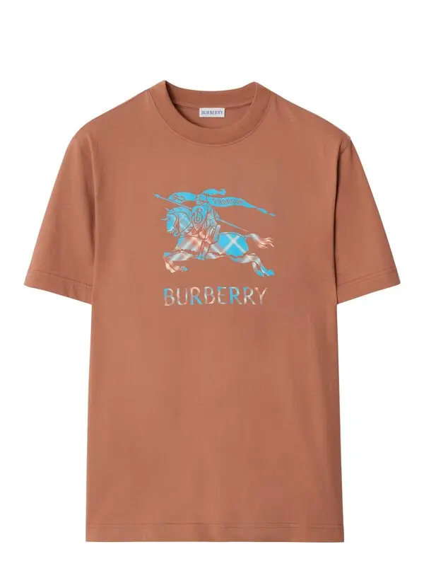 Burberry Cotton Ekd T-shirt - Brown