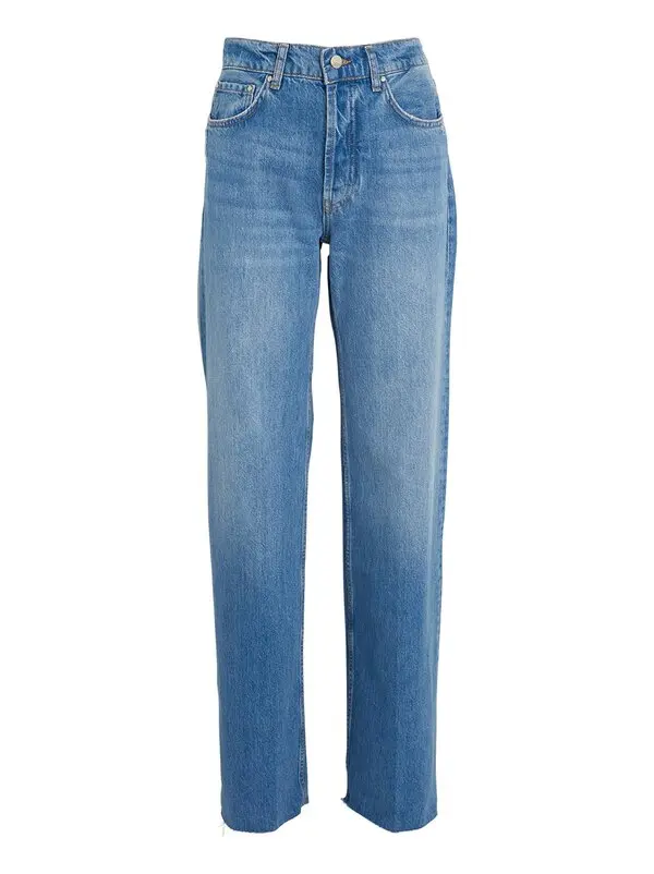 ANINE BING Hugh Wide-leg Jeans - Blue