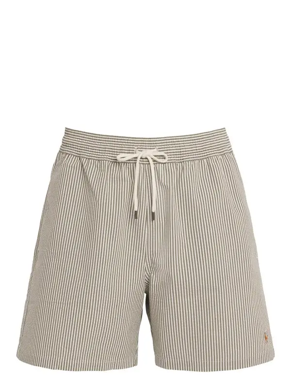 Polo Ralph Lauren Seersucker Traveller Swim Shorts - Green