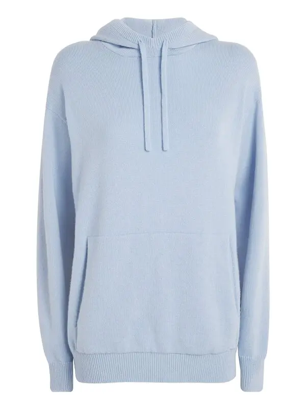 Harrods Cashmere Hoodie - Blue