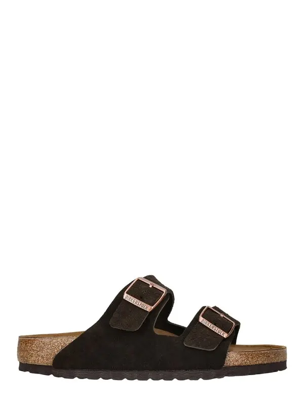 BIRKENSTOCK Suede Arizona Sandals - Brown