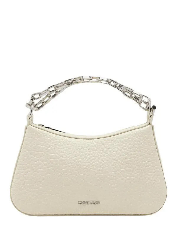 Alexander McQueen Mini T-bar Shoulder Bag - Nude