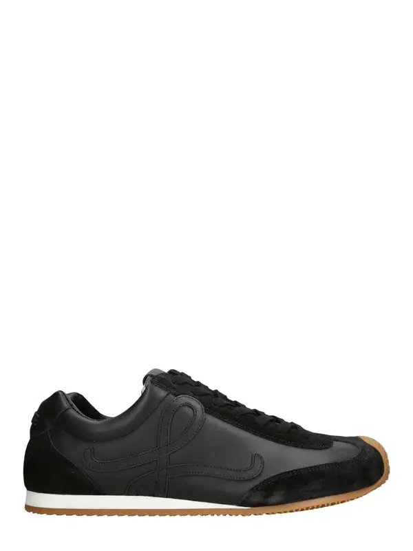 Loewe Leather-suede Ballet Runner 2.0 Sneakers - Black