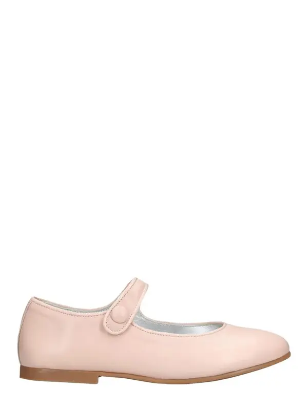 PAPOUELLI Leather Angelica Mary Janes - Pink