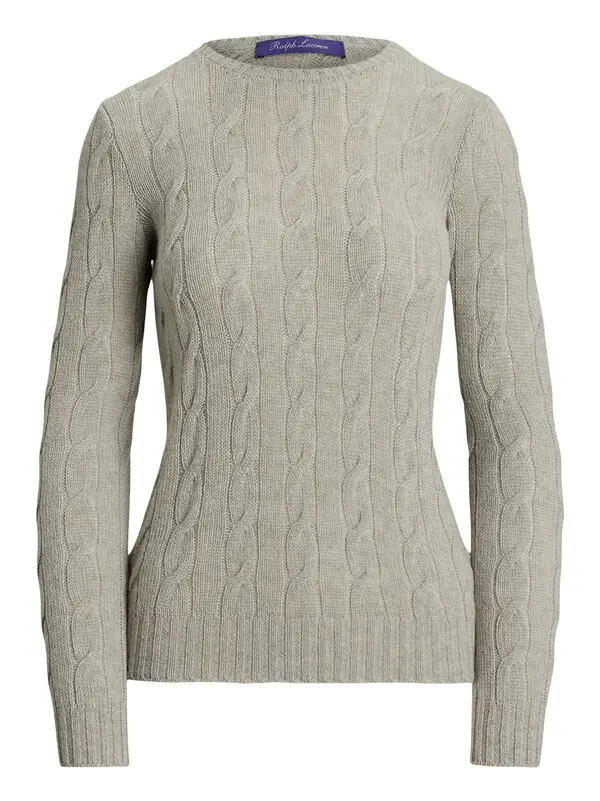 Ralph Lauren Cashmere Cable-knit Sweater - Grey