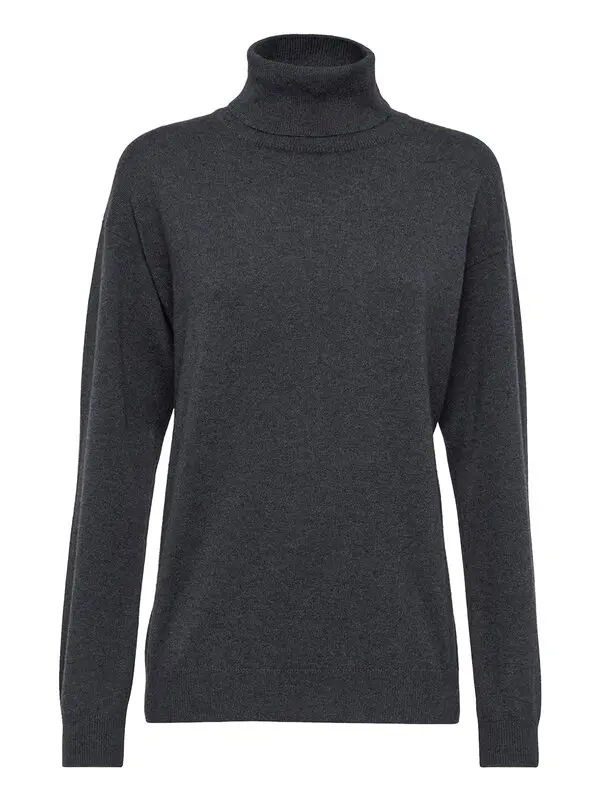 Brunello Cucinelli Cashmere High-neck Sweater - Black