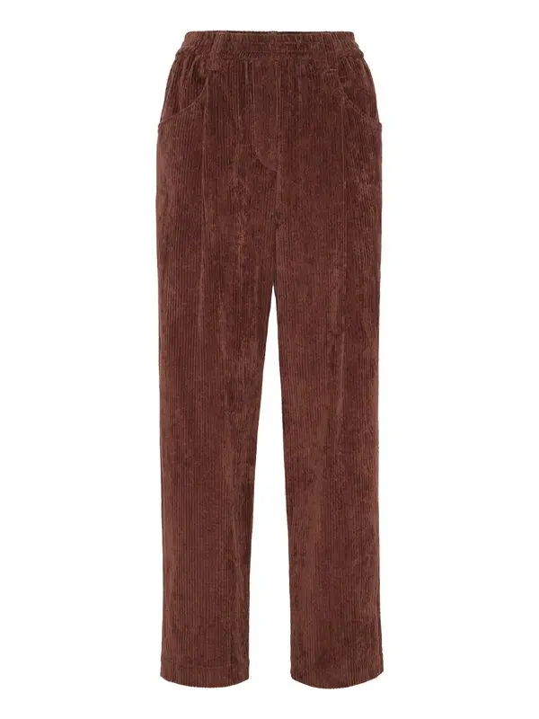 Brunello Cucinelli Corduroy Baggy Trousers - Brown