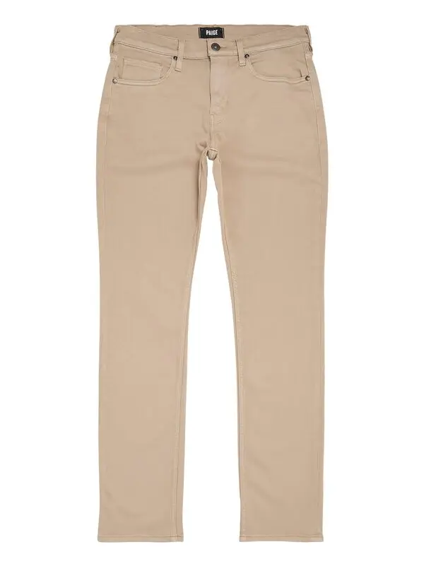 Paige Federal Slim Straight-leg Jeans - Beige