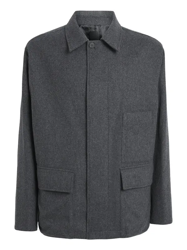 LE17SEPTEMBRE Wool Field Jacket - Grey