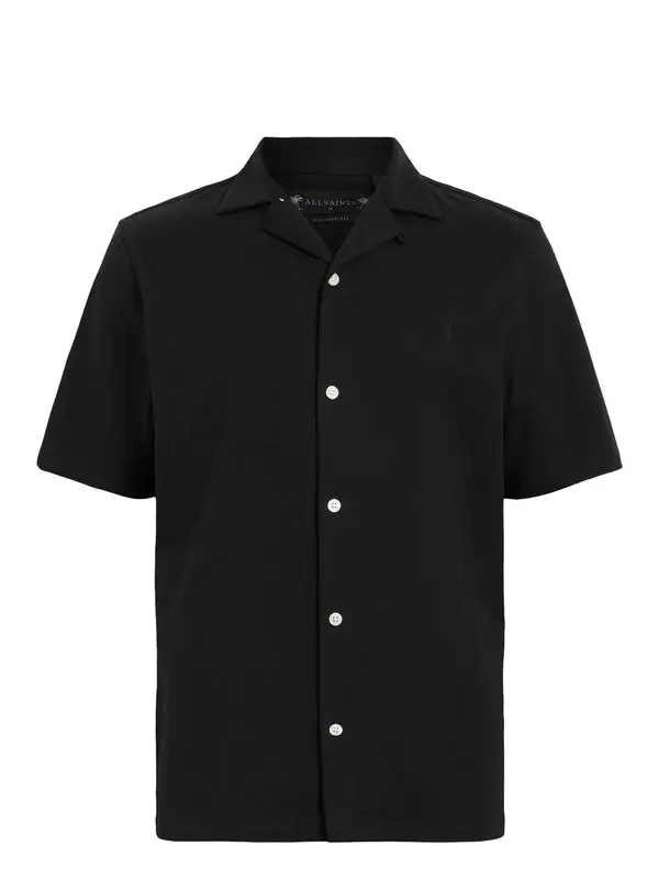 ALLSAINTS Cotton Hudson Shirt - Black