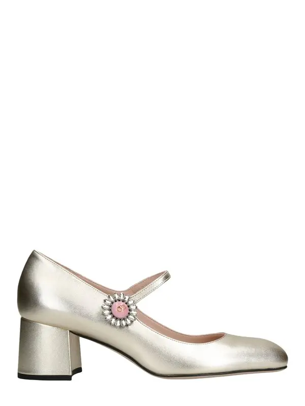 Valentino Garavani Preshoes Mary Jane Pumps 55 - Gold
