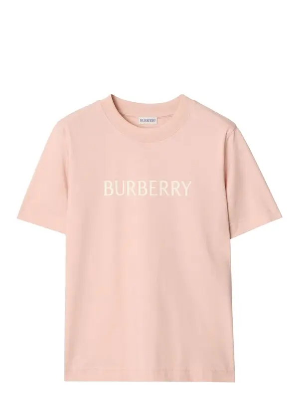 Burberry Cotton Logo T-shirt - Pink