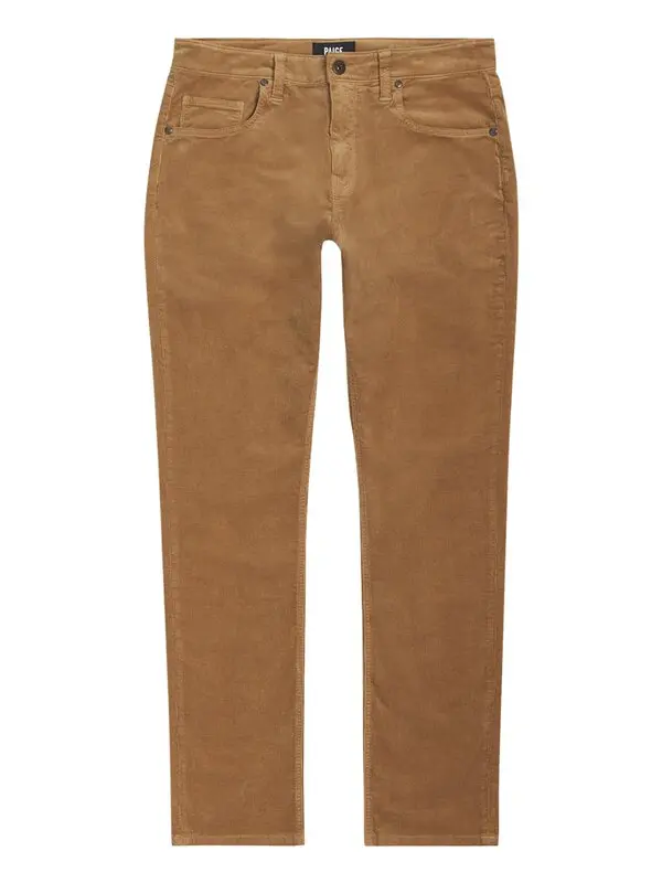Paige Corduroy Federal Slim-straight Jeans - Brown