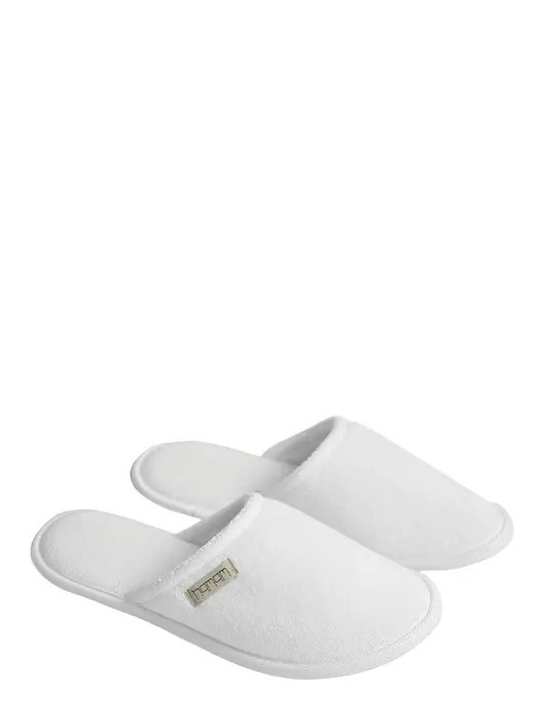 HAMAM Ash Slippers - White