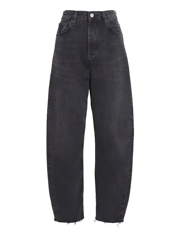 AGOLDE Luna Barrel-leg Jeans - Black