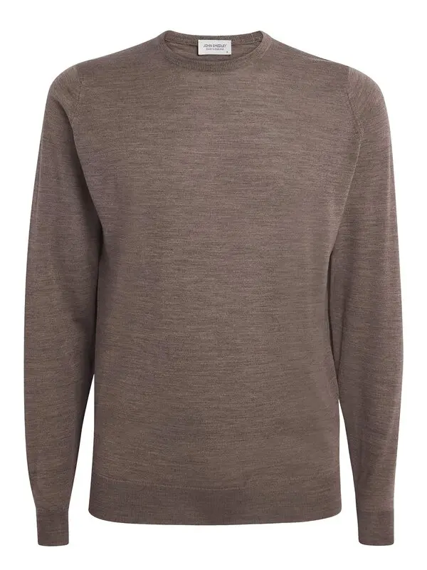John Smedley Merino Wool Sweater - Brown