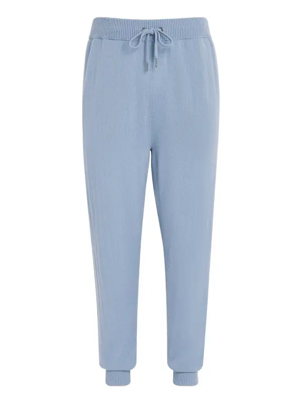 Derek Rose Cashmere Finley Sweatpants - Blue