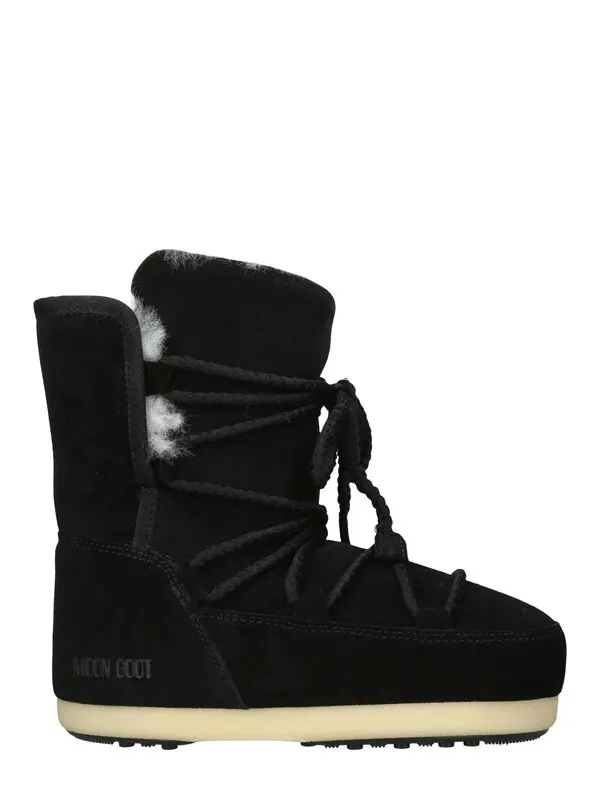 Moon Boot Suede Evx Ankle Boots - Black