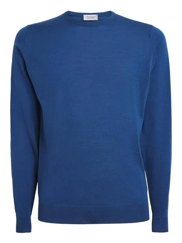 John Smedley Merino Wool Sweater - Blue