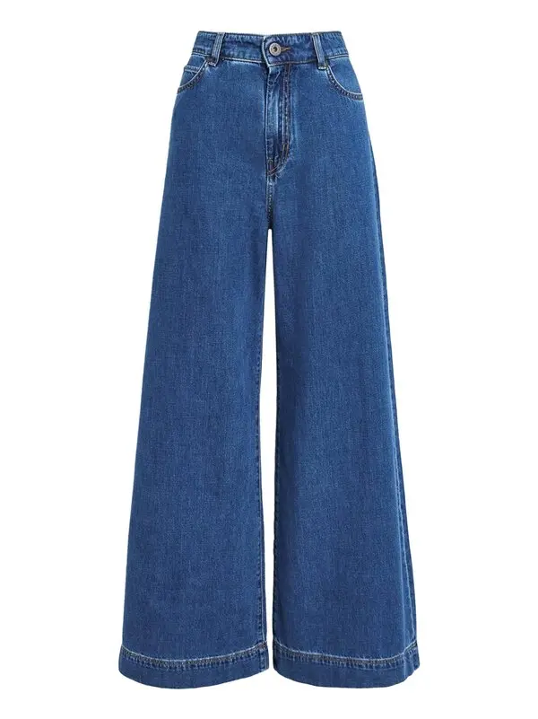 Max Mara Wide-leg Jeans - Blue