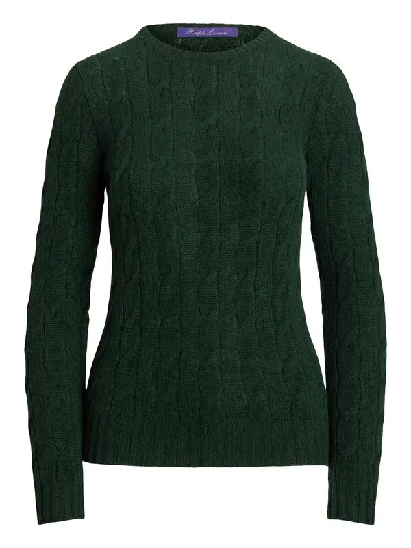 Ralph Lauren Cashmere Cable-knit Sweater - Green