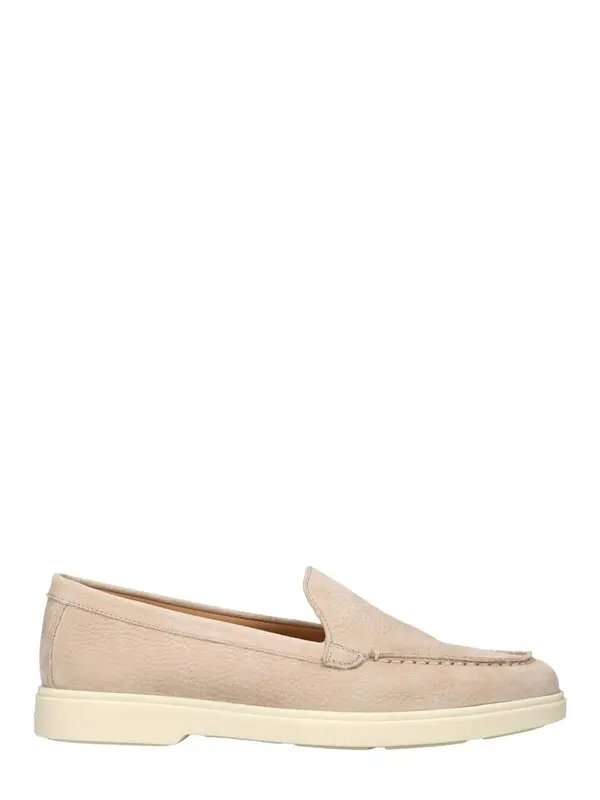 Santoni Suede Detroit Loafers - Pink