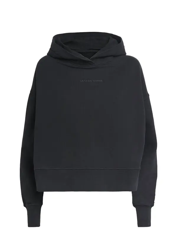 Canada Goose Cotton Terry Muskoka Relaxed Hoodie - Black