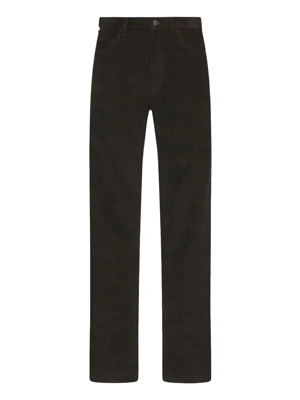 THE ROW Fred Cotton Corduroy Trousers - Brown