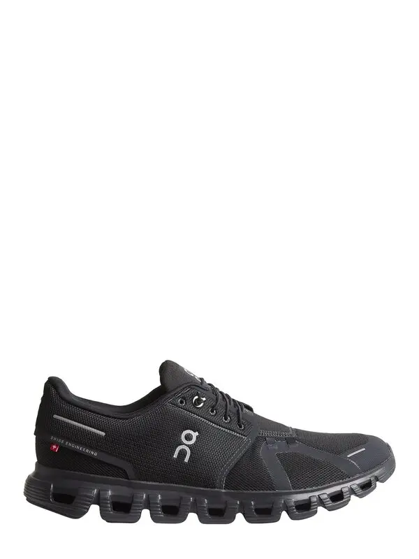On Cloud 6 Lace-up Trainers - Black