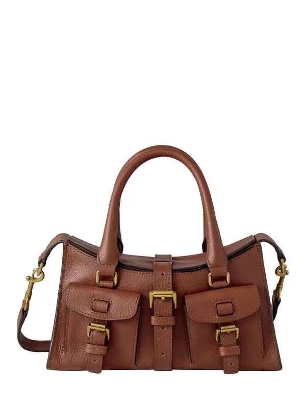 Mulberry Mini Leather Roxanne Top-handle Bag - Brown