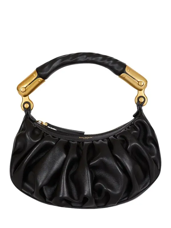 Balmain Ebene Mini Top-handle Bag - Black