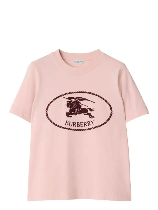 Burberry Equestrian Knight T-shirt - Pink