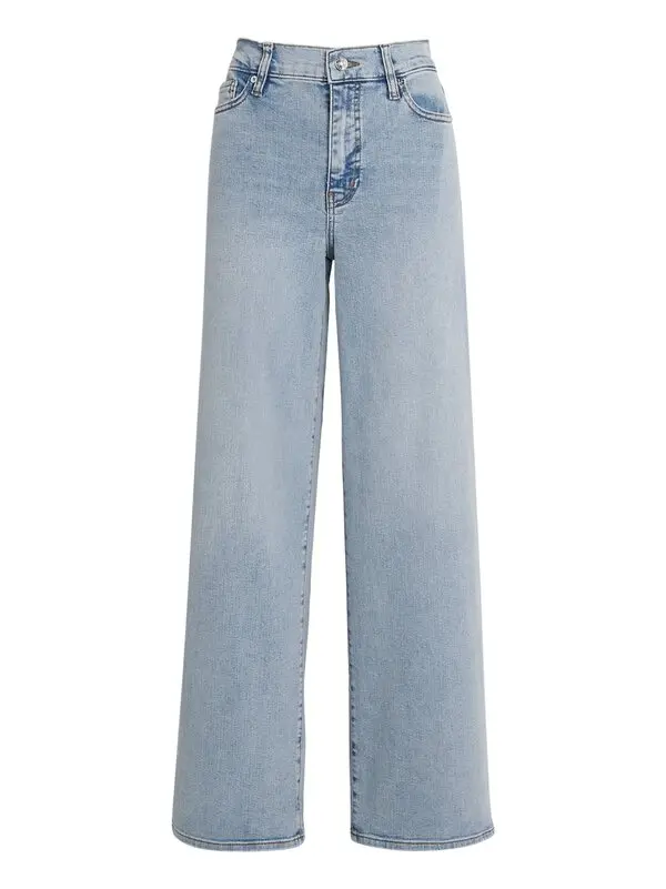 FRAME Le Slim Palazzo Wide-leg Jeans - Blue