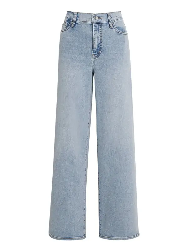 FRAME Le Slim Palazzo Wide-leg Jeans - Blue