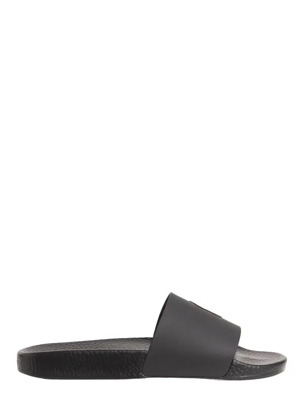 Polo Ralph Lauren Polo Pony Slides - Black