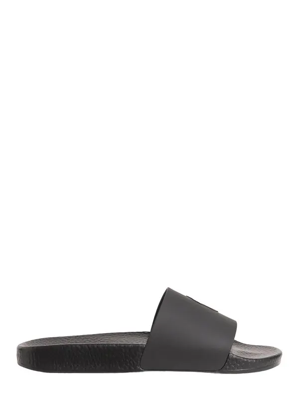 Polo Ralph Lauren Polo Pony Slides - Black