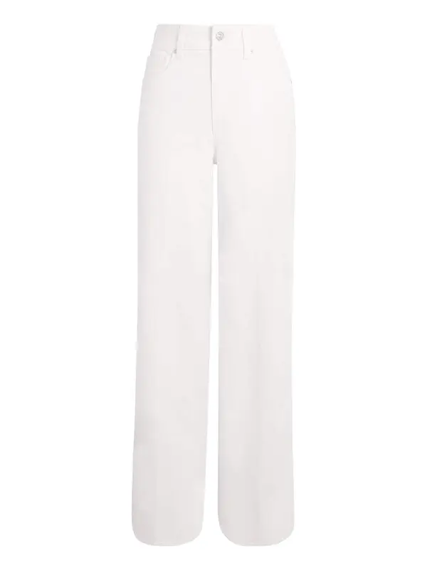 Paige Sasha Wide-leg Jeans - White