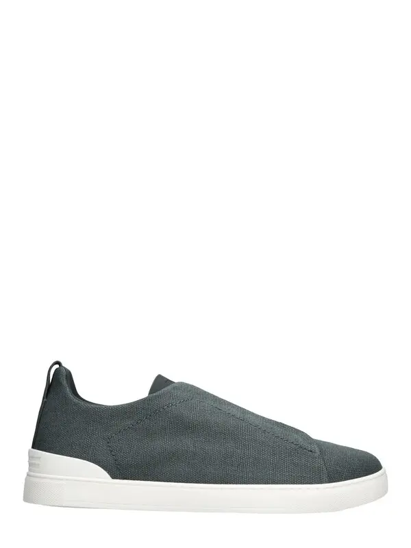 Zegna Triple Stitch Sneakers - Blue