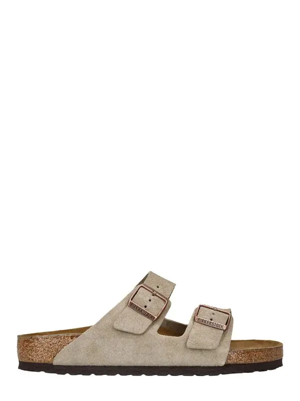 BIRKENSTOCK Arizona Suede Sandals - Brown