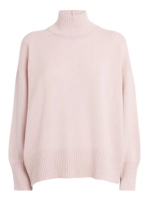 Eskandar Cashmere Rollneck Sweater - Pink