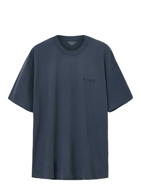 ALLSAINTS Organic Cotton Underground Print T-shirt - Blue