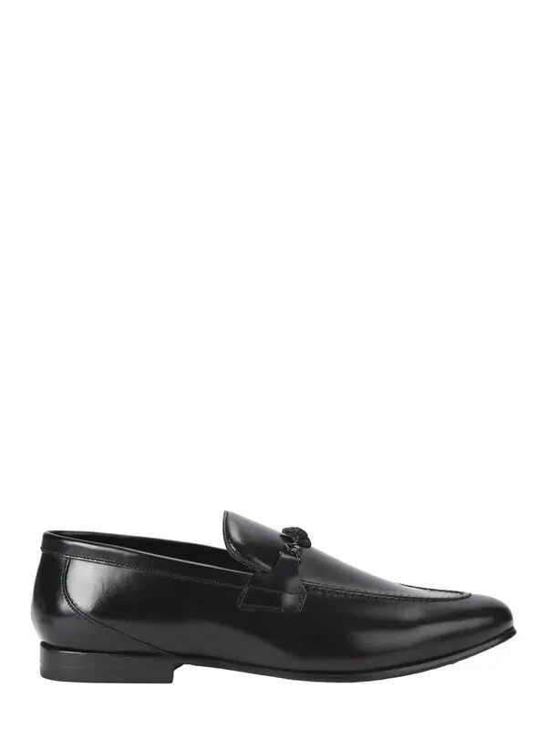 Kurt Geiger Leather Alton Brush Off Loafer - Black