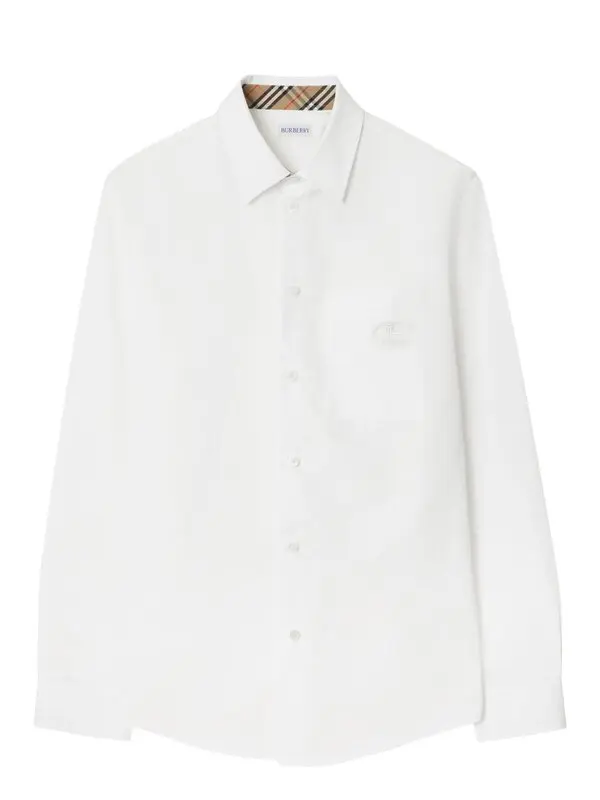 Burberry Cotton Poplin Shirt - White
