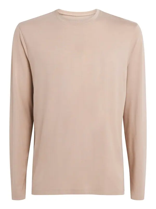 Derek Rose Micro Modal Basel T-shirt - Beige