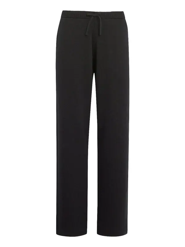 Harrods Cashmere Wide-leg Sweatpants - Black
