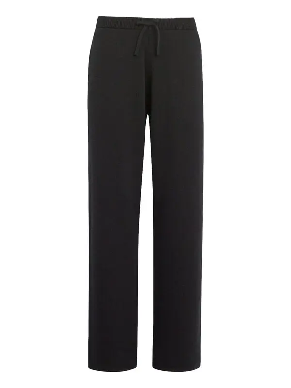 Harrods Cashmere Wide-leg Sweatpants - Black