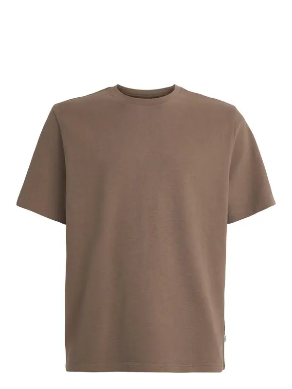 WAX LONDON Organic Cotton Dean T-shirt - Brown