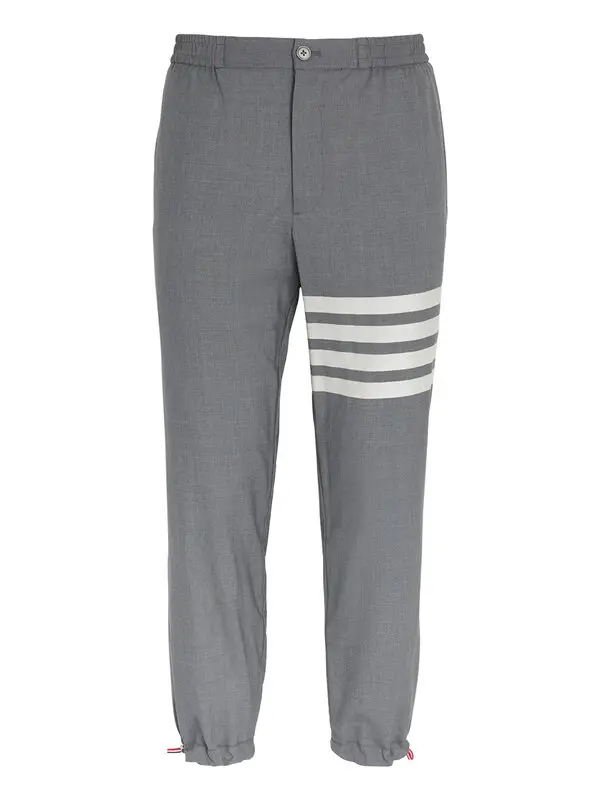 Thom Browne Wool Trousers - Grey
