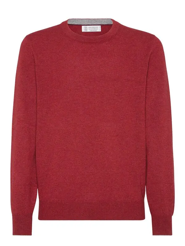 Brunello Cucinelli Cashmere Sweater - Red