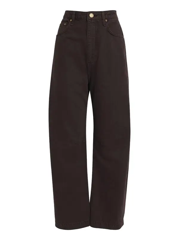 Rag & Bone Charlie High-rise Barrel Jeans - Brown